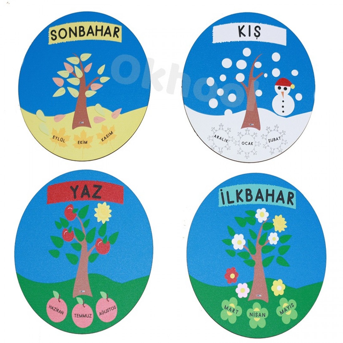 Mevsim Şeridi Ahşap